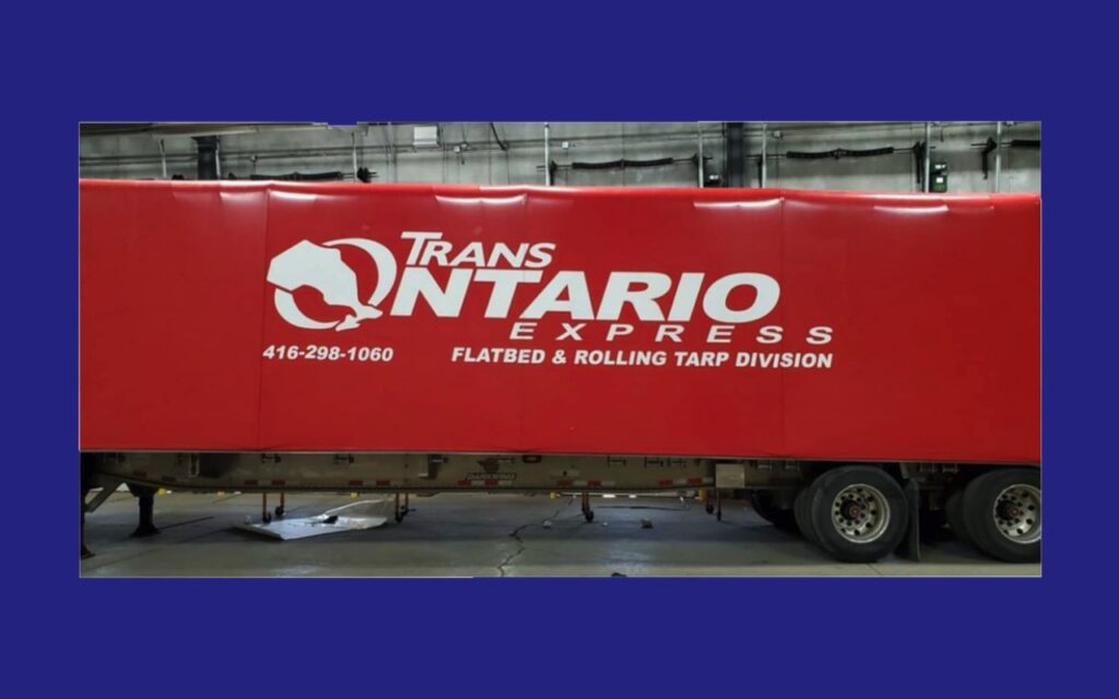 Vehicle Graphics for Trans Ontario Express By 6ix Signs Toronto
